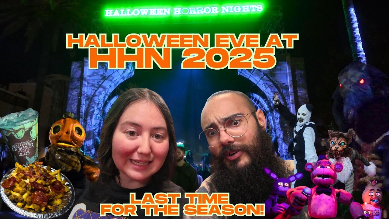 Halloween at HHN 2025! One Last Night of Horror at Universal Orlando 🎃👻 ...