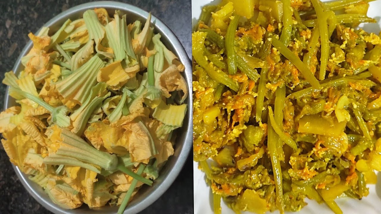 kaddu ke full ki nariyal wala sabji kaise banayen l कद्दू फुल का रेसिपी ...