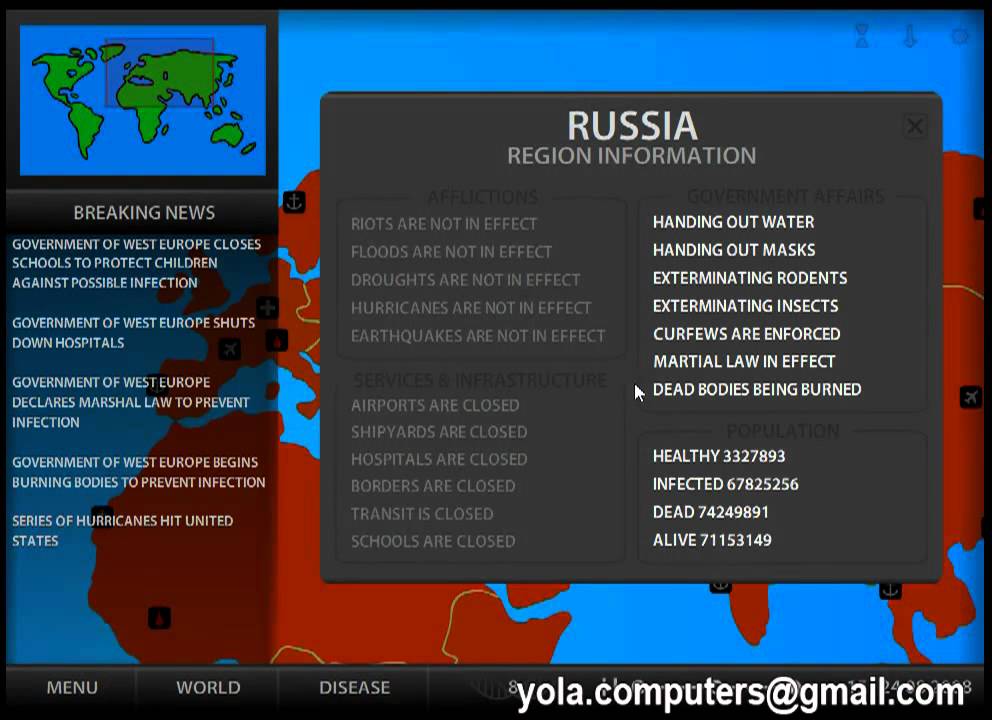 Pandemic 2 Online Flash Game Gameplay and Review - YouTube
