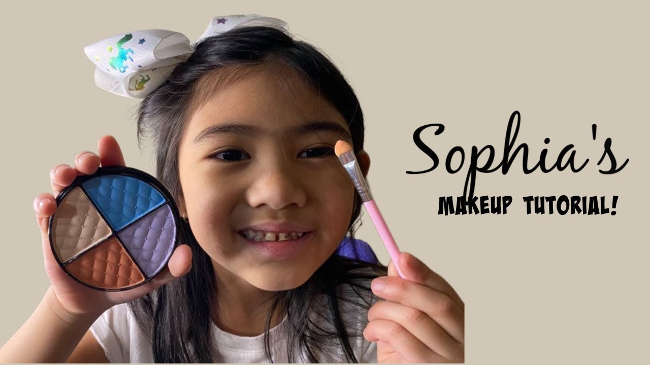 Makeup Tutorial by Sophia | Kids Makeup - YouTube