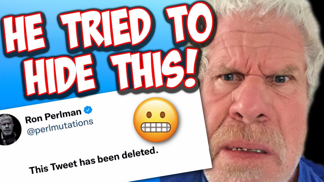 Ron Perlman DELETES This INSANE TWEET After MAJOR Backlash! - YouTube
