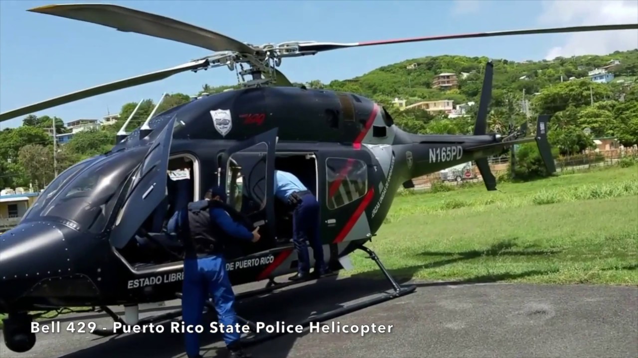 Bell 429 - Puerto Rico State Police Helicopter - YouTube