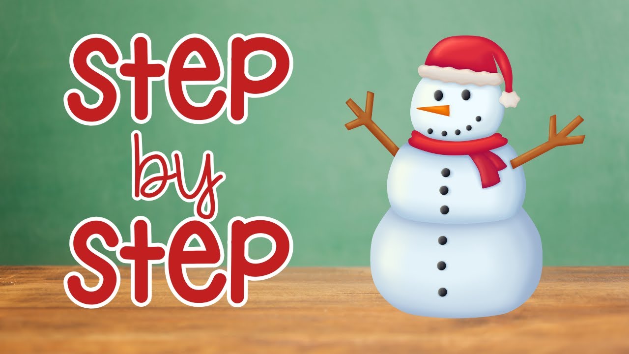 Learn to Build a SNOWMAN with Google Drawings - Template Included ...