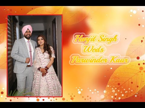 Harjit Singh weds Parwinder Kaur - YouTube