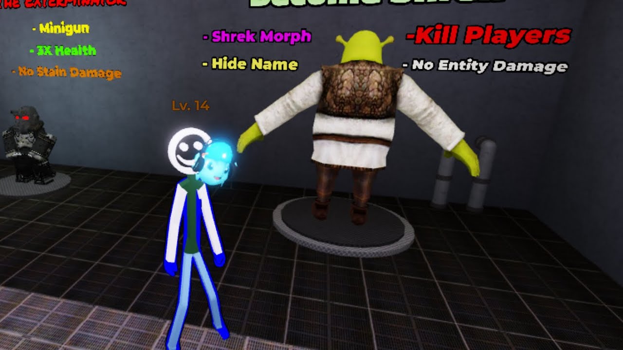 Shrek in the back rooms level 1 to 7 - YouTube