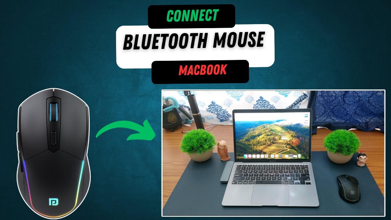 How to connect bluetooth mouse to MacBook - Portronics Toad One - YouTube
