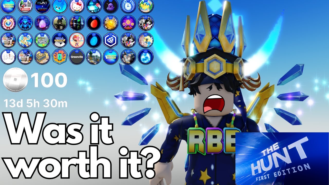 I got all 100 badges in The Hunt ROBLOX - YouTube