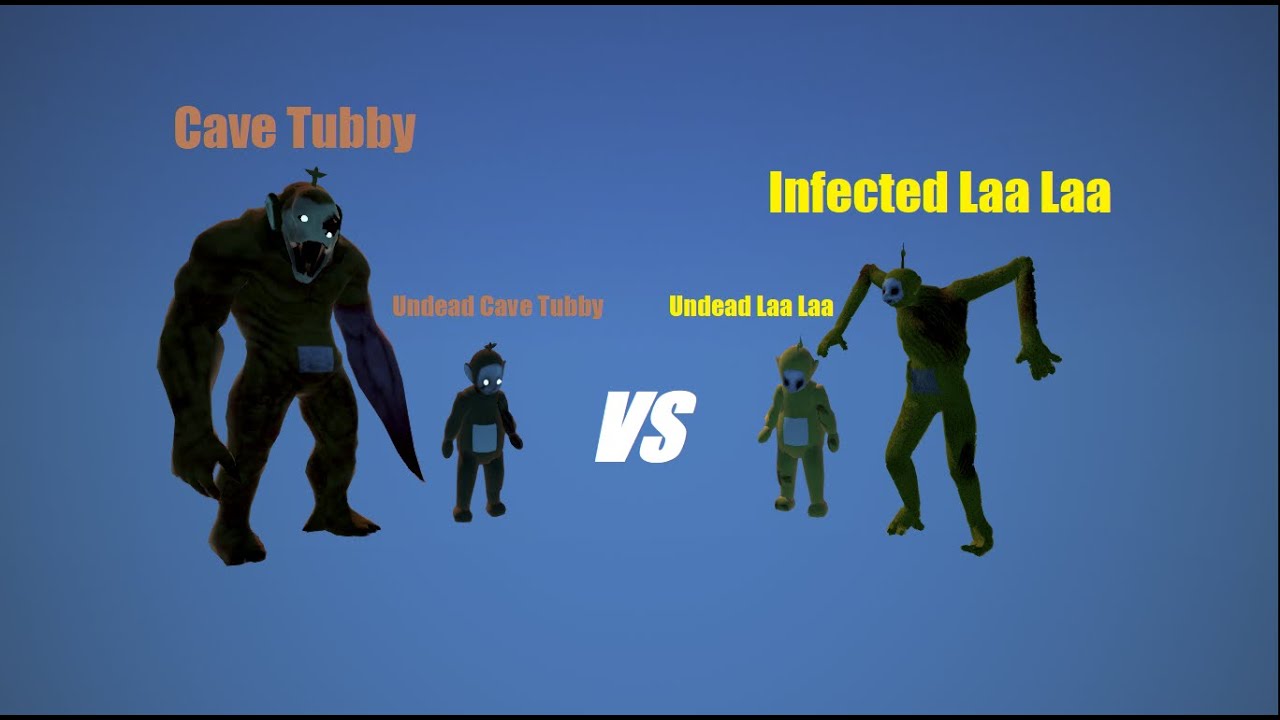 Slendytubbies 3 - Boss vs Boss Fight l Cave Tubby & Undead Cave Tubby ...
