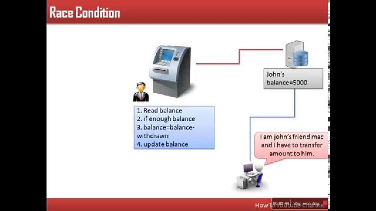 What is Race condition in Operating System : Real Life Example - YouTube