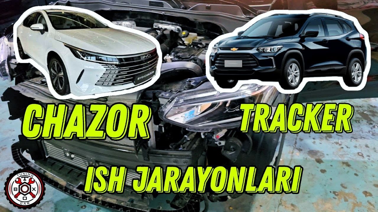 Qisqacha jarayon: Chevrolet Tracker va BYD Chazor akustika va shovqin izoliyatsiyasi, Black ...