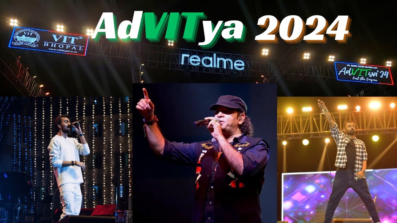 Musical Marvels at AdVITya 2024 | VIT Bhopal | Mohit Chauhan, Anand ...