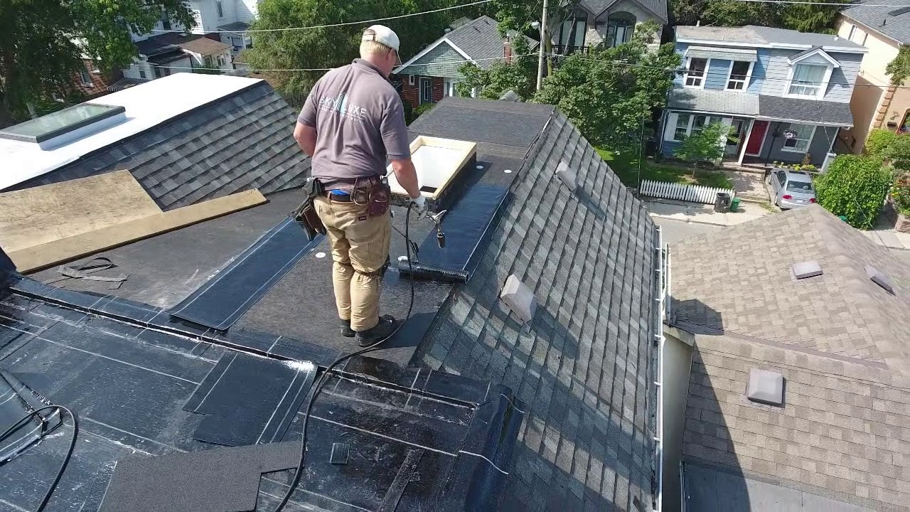 East York Leaking Balcony Replacement - Flat Roof Base Installation ...