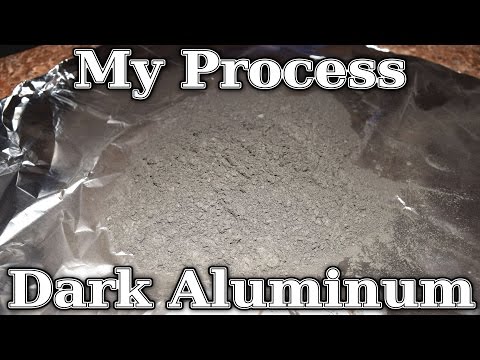 How To: Easy Bulk Dark Aluminum Powder (My Homemade Process)