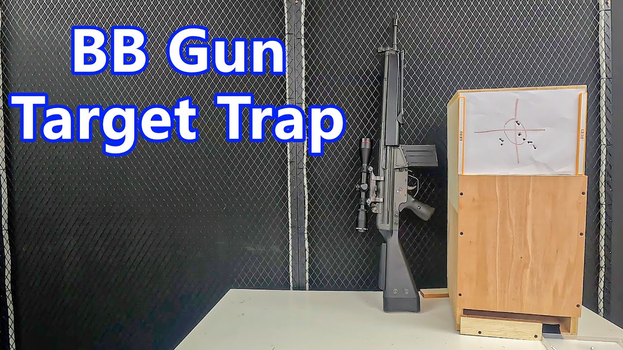 DIY BB Gun Target Trap - YouTube