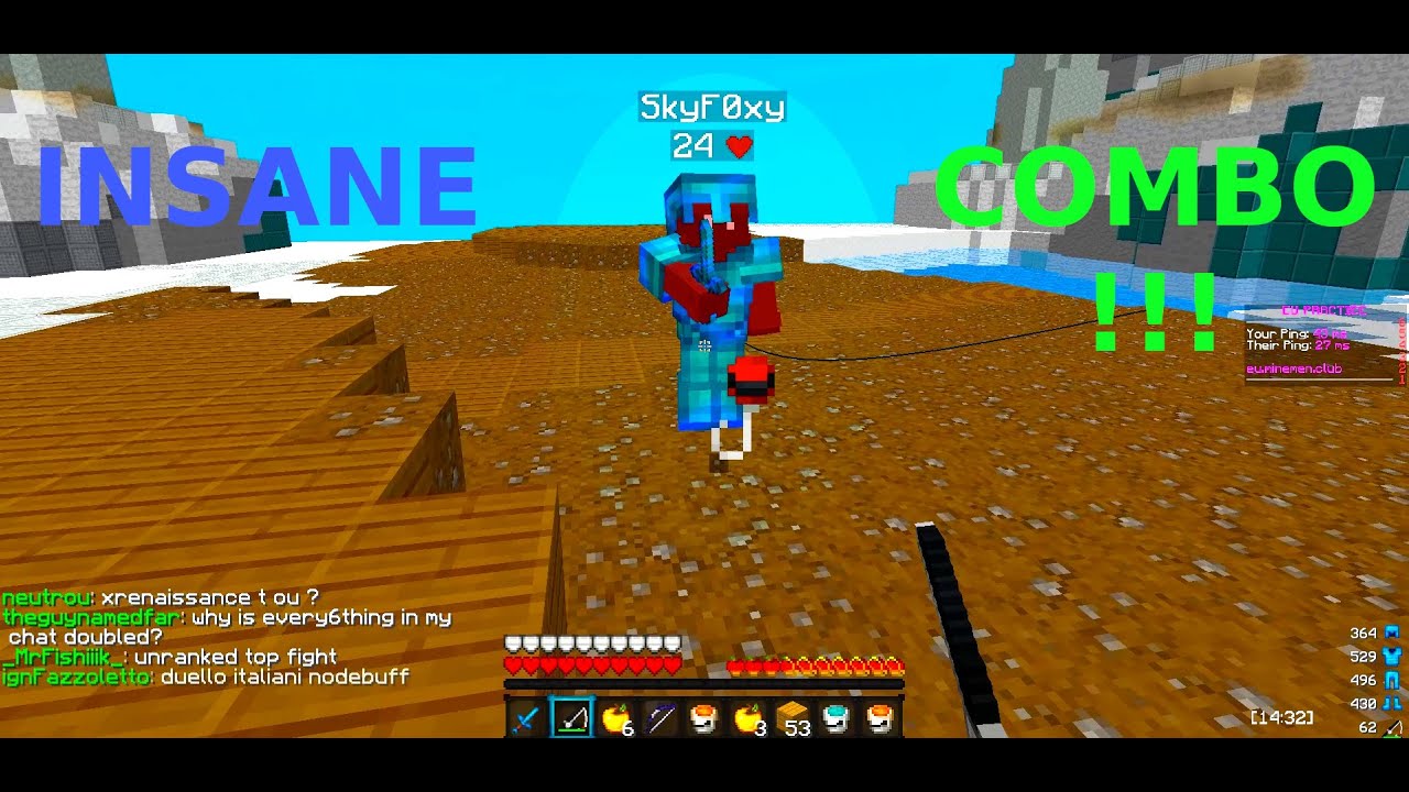 Insane Minecraft Build UHC Combo - YouTube