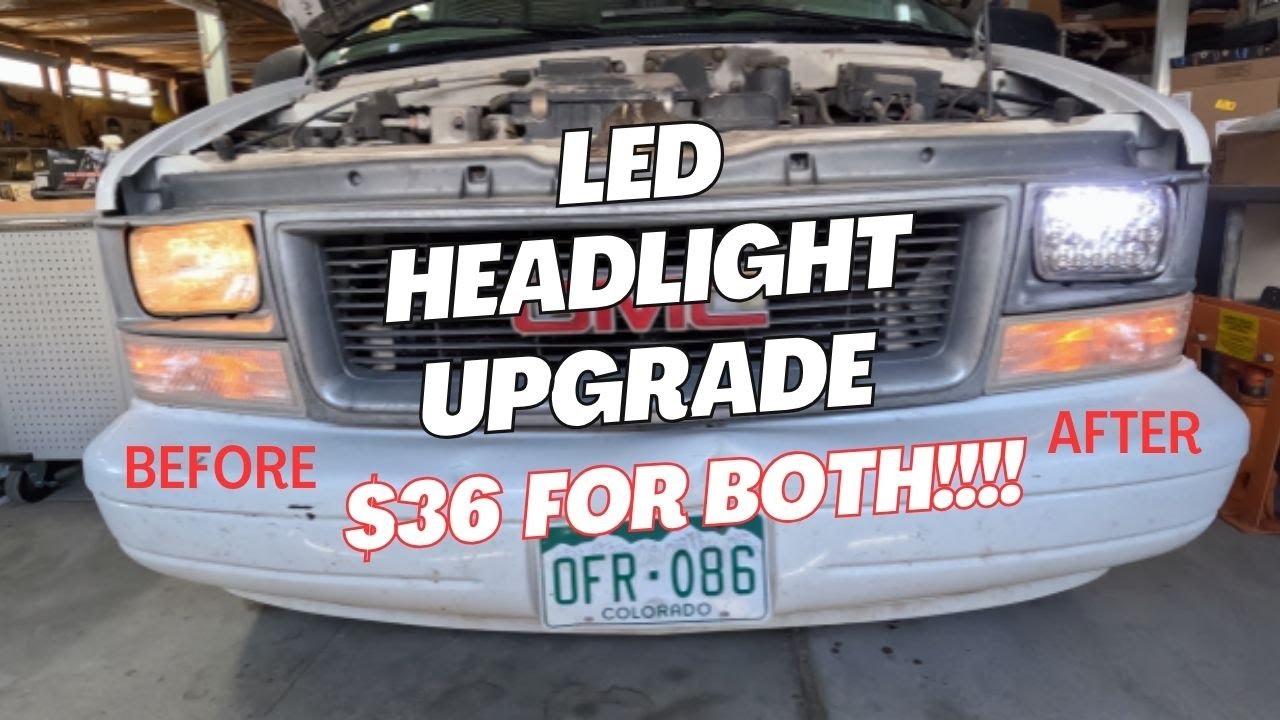 GMC Safari / Chevy Astro Van (My Man Van) - LED Headlight Upgrade Quick ...