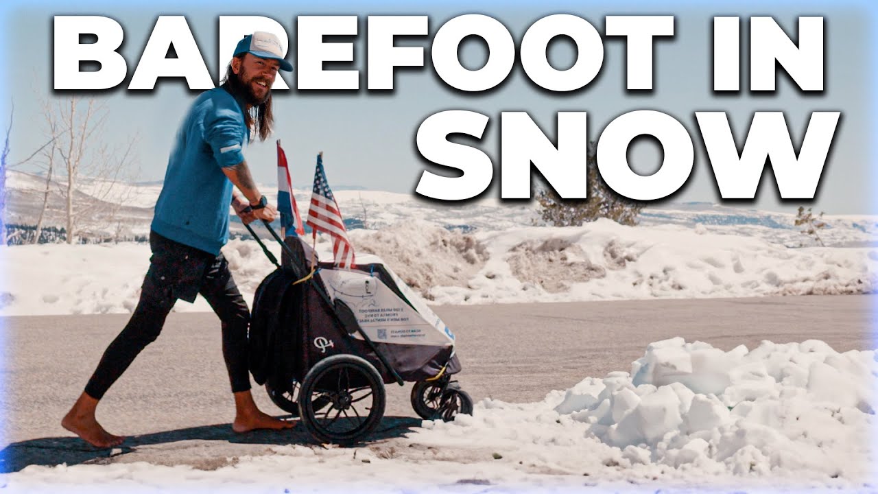 BAREFOOT IN SNOW #008 - YouTube