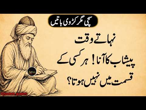 Rumi quotes Urdu | Hikmat ki batain | Urdu quotes heart touching | best life-changing quotes