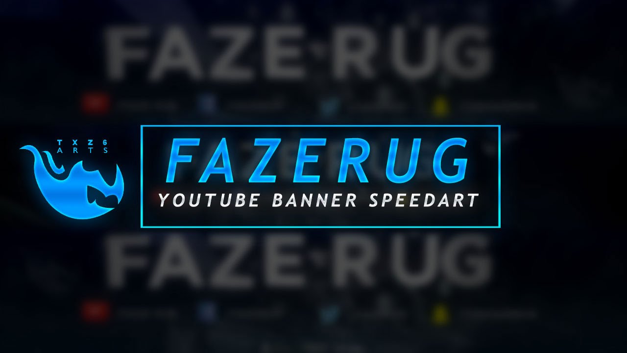 FaZe Rug Banner - SpeedArt ( Mister V LAPT ) - YouTube