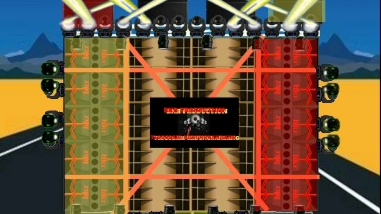 Animasi Sound System BKR Full Lighting - YouTube