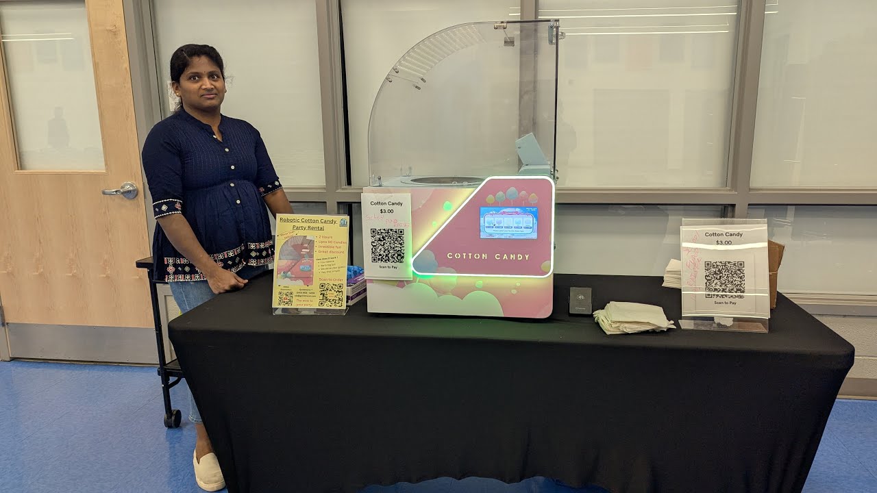 Cabin Branch ES Cotton Candy Fundraiser - YouTube