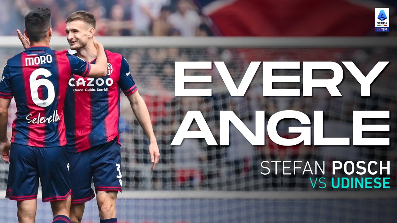 Posch lets fly | Every Angle | Bologna-Udinese | Serie A 2022/23 - YouTube