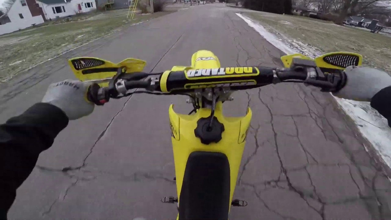 MODDED Drz-125 Ride + First Impressions - YouTube