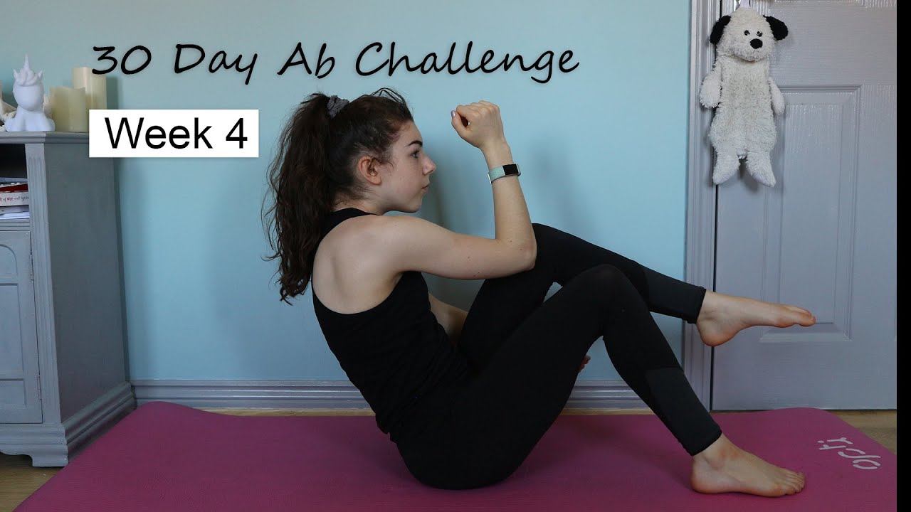 30 Day Ab Challenge - Week 4 - YouTube