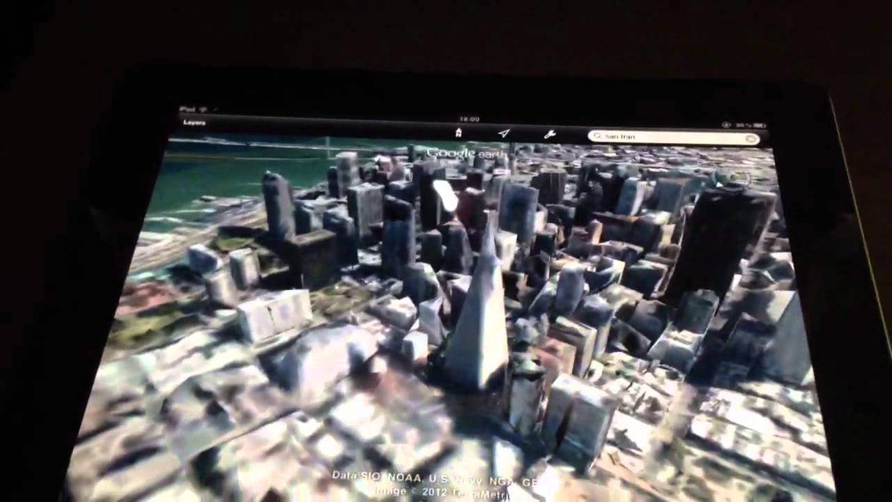 New Google earth 3D similar to iOS 6 flyover - YouTube