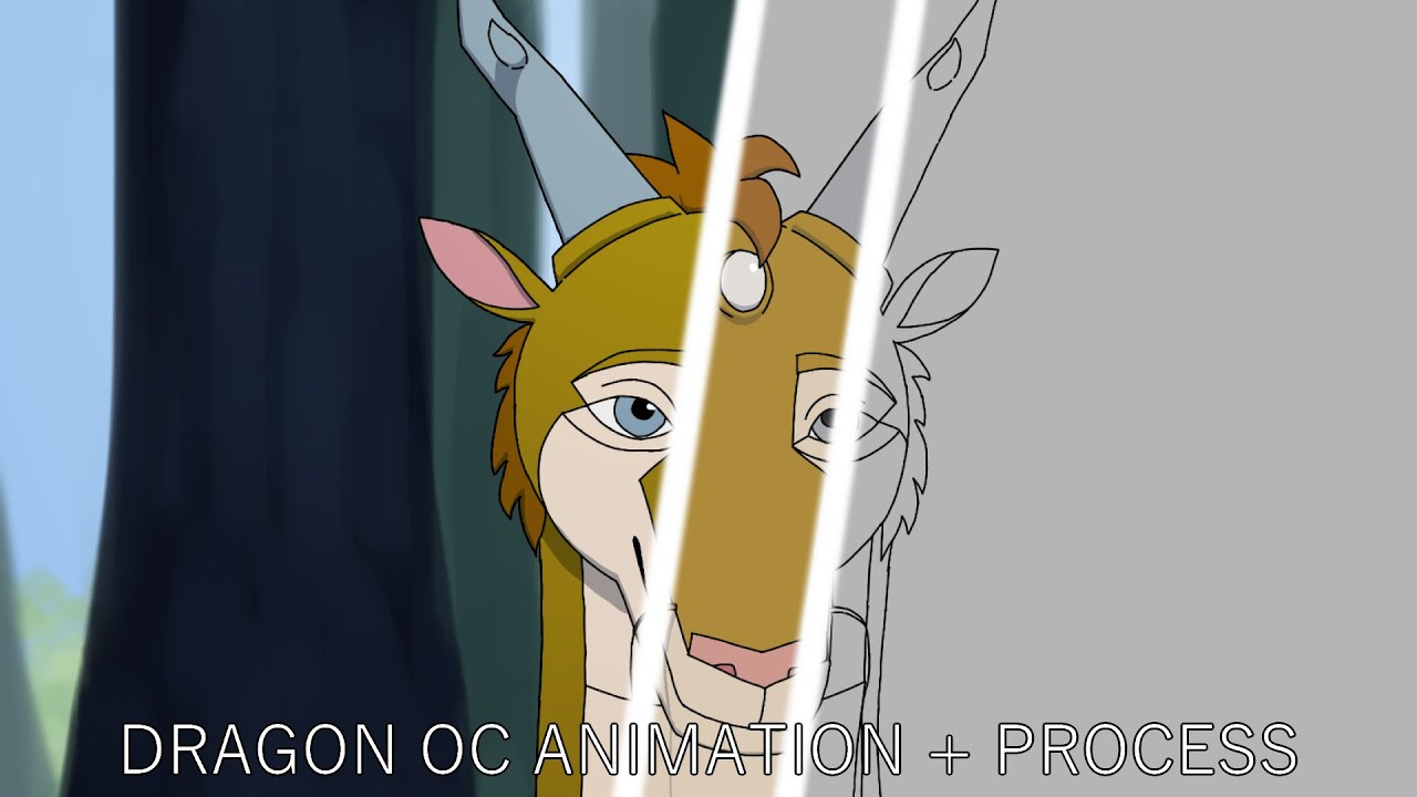 Dragon OC Animation + Process - YouTube