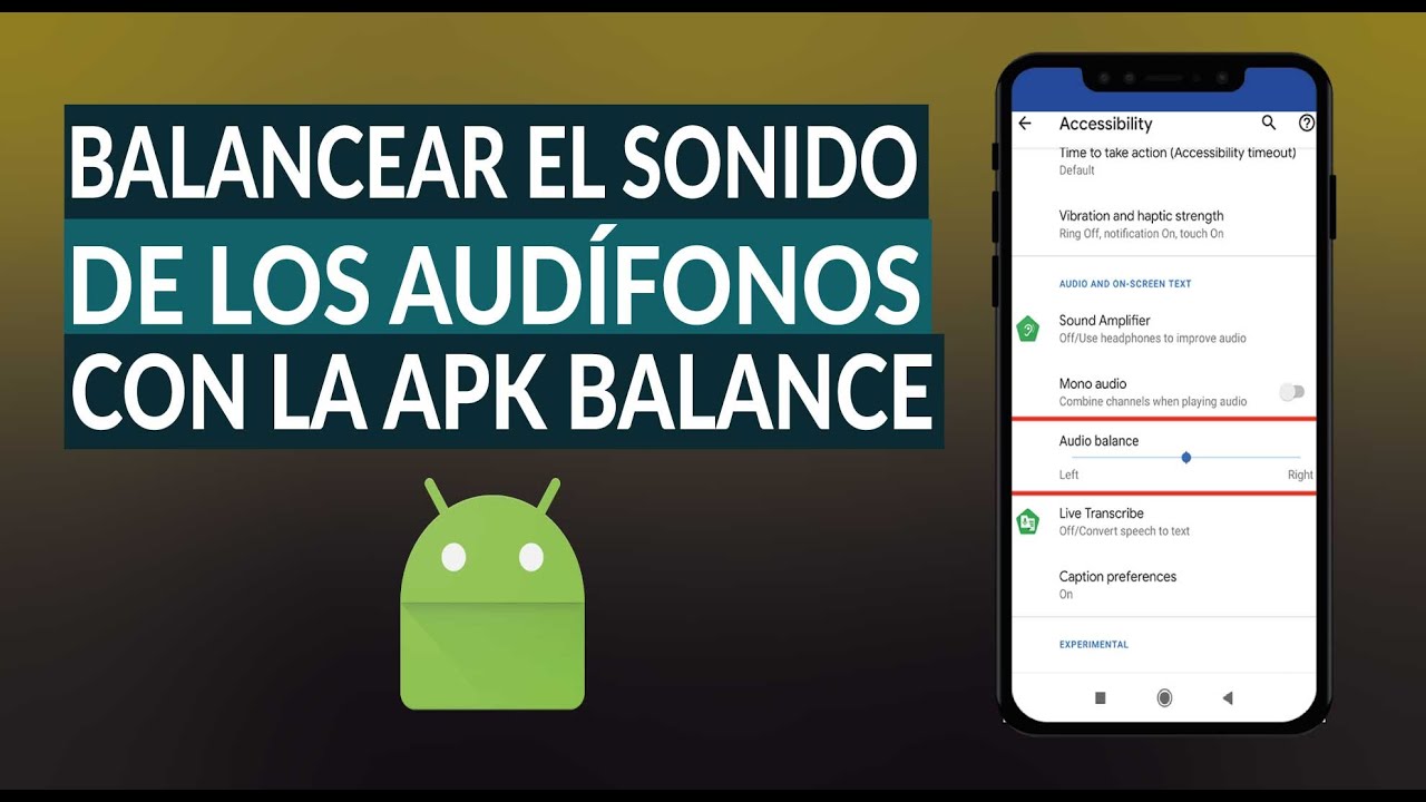 Cómo Balancear el Sonido de los Auriculares o Audífonos con la APK ...