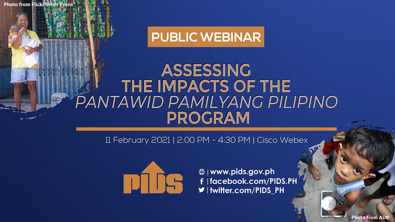 Assessing the Impacts of the Pantawid Pamilyang Pilipino Program - YouTube