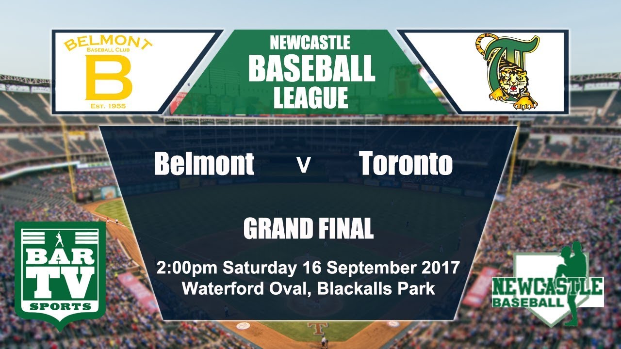 2017 Newcastle Baseball 1st Grade Grand Final - Toronto v Belmont - YouTube