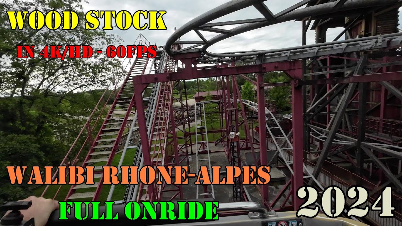 Woodstock Express [Onride] Walibi Rhone-Alpes 2024 [4K/HD - 60 FPS ...