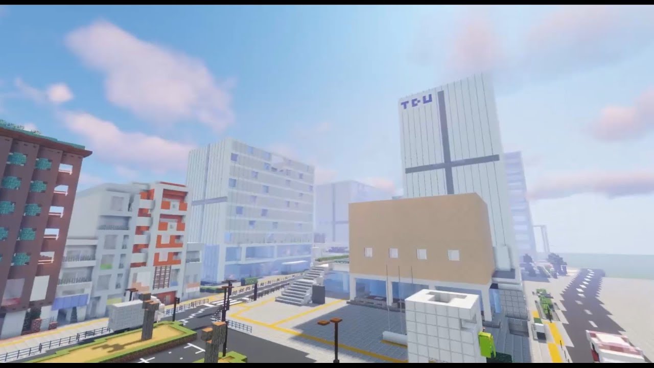 【TDUCraft】Minecraftで大学を再現 - YouTube
