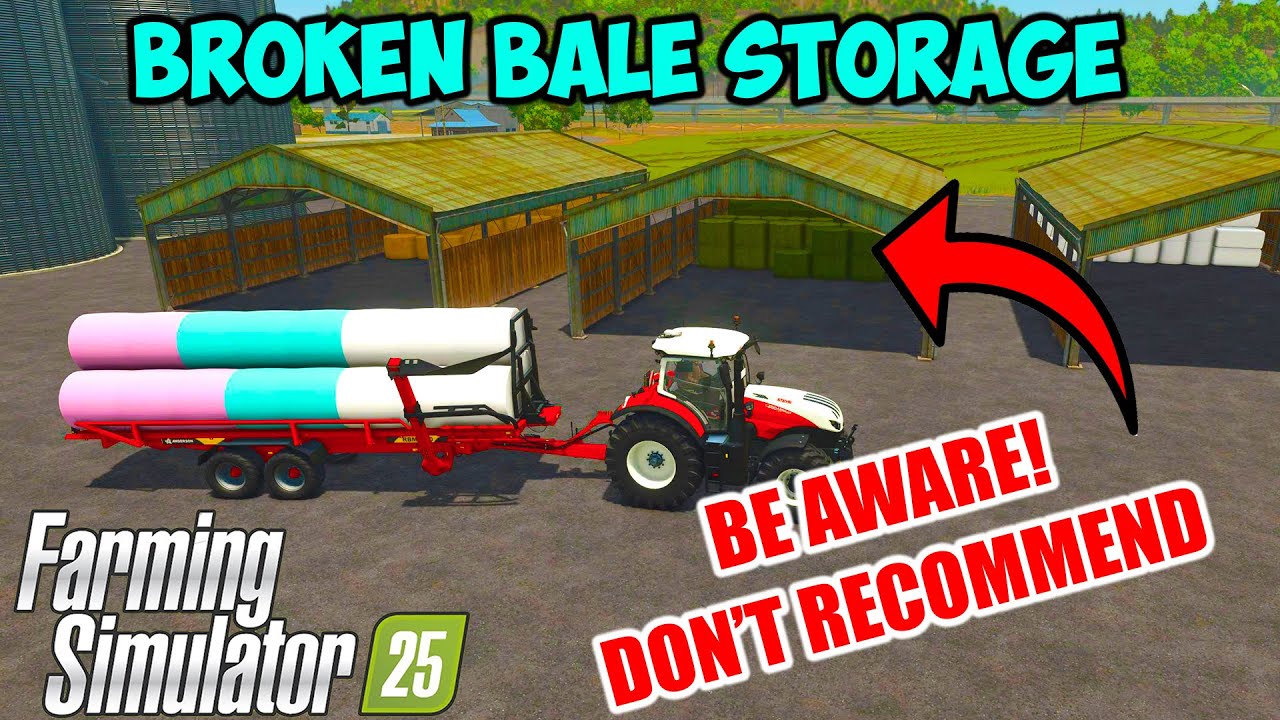 Farming Simulator 25 Bale and Pallet Storage Is BROKEN! - YouTube