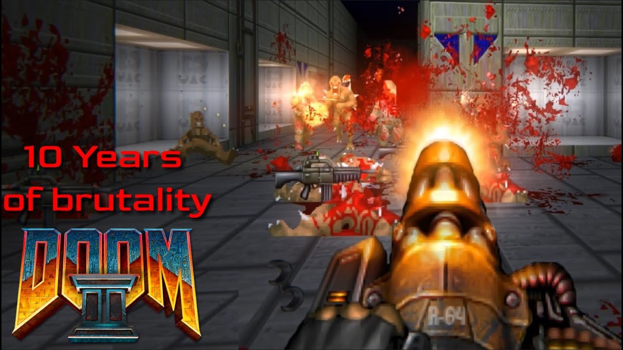 Ten years of brutality - DOOM II - Level 10 Refueling Base + Maps of ...