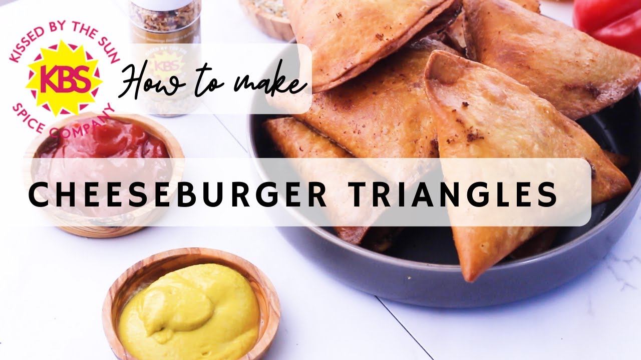 How To Make Cheeseburger Triangles | Easy Recipes - YouTube