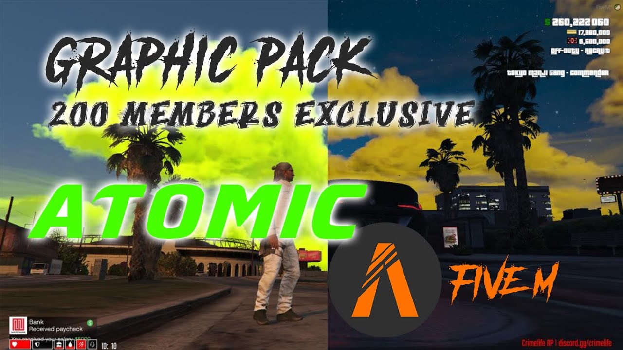 FIVE M GRAPHIC PACKS NEVER SEEN (250+FPS, NO DAY, GREEN, ORANGE) 200 ...