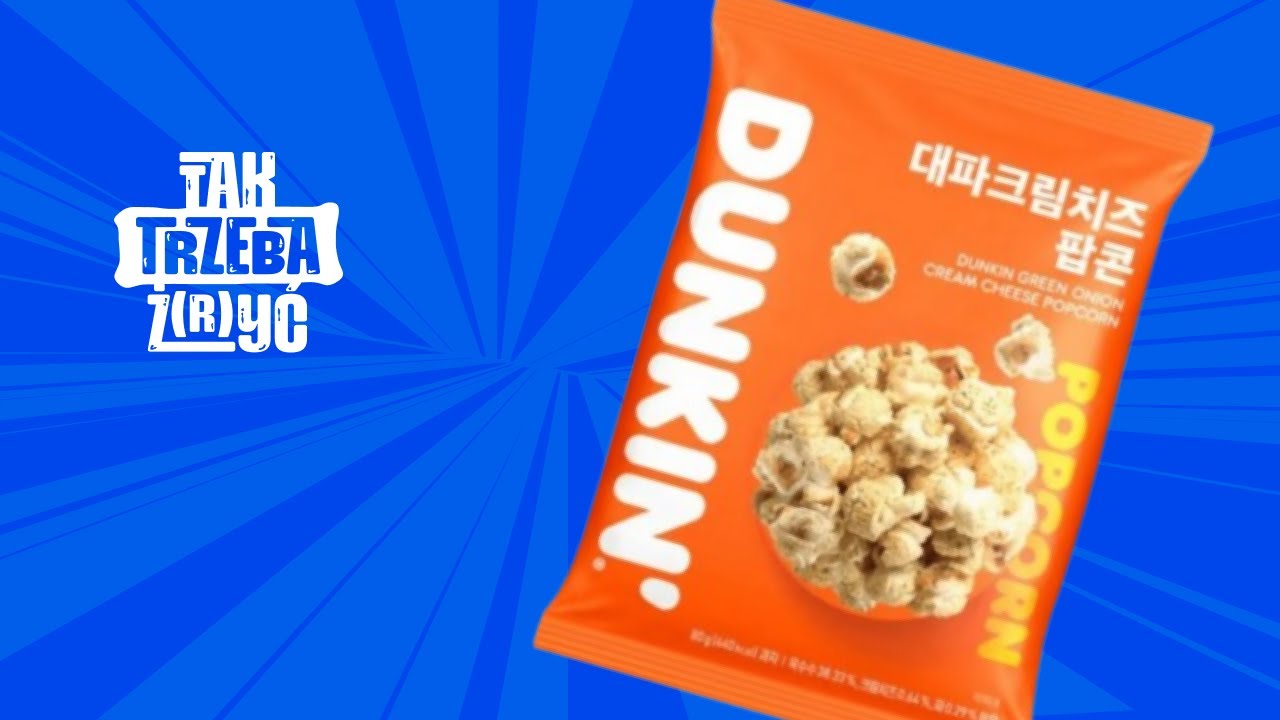 Degustacja Dunkin’ Green Onion Cream Cheese Popcorn | smakowy popcorn ...