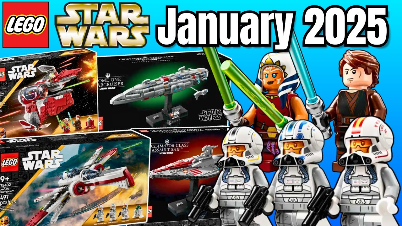 Every January 2025 LEGO Star Wars Set - YouTube