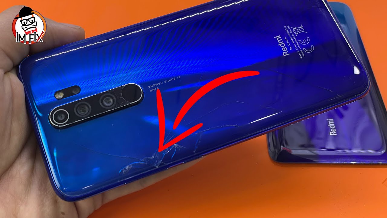 Red mi Note 8 Pro Back Glass Replacement /Back Glass Change - YouTube