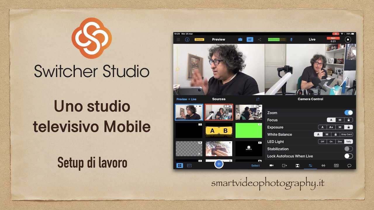 Switcher Studio Setup di lavoro - YouTube