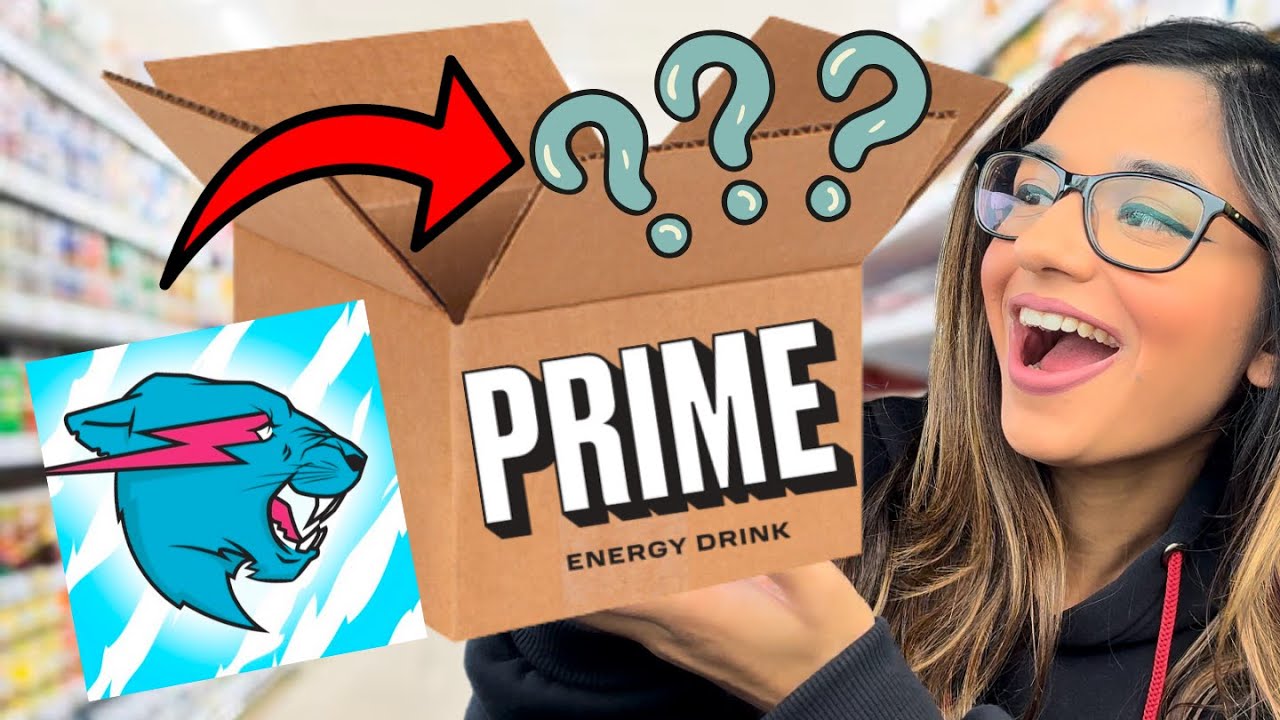 PRIME X MR BEAST MYSTERY BOX UNBOXING - YouTube