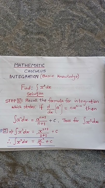 Basic Integration of polynomial function | How to integrate | how to do integration ...