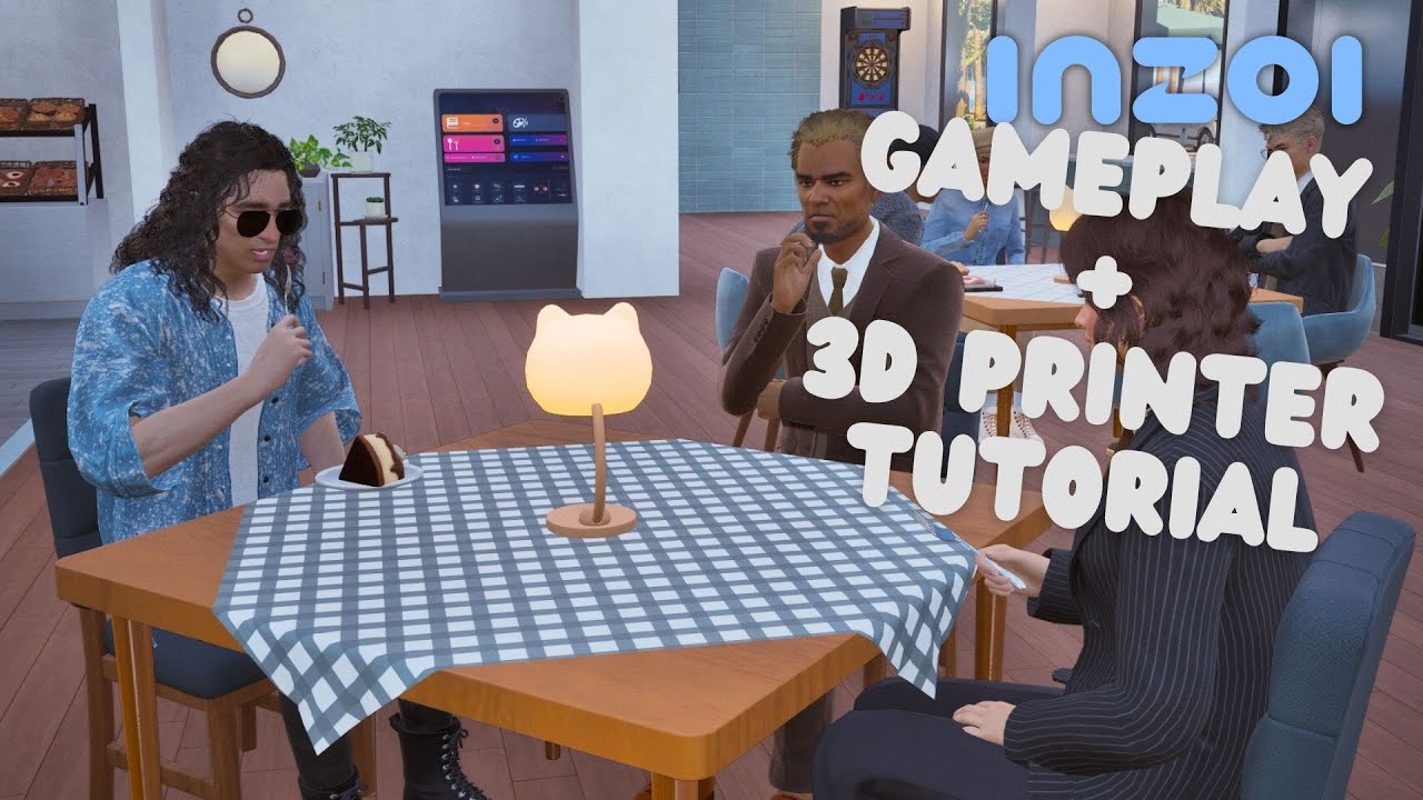 inZOI 3D Printer Tutorial & Gameplay: Justin's Rise to Fame! Episode 2 - The Struggle is Real ...