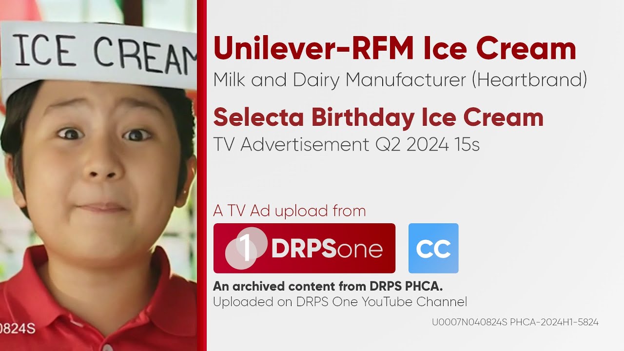 Selecta Birthday Ice Cream TV Ad Q2 2024 15s (Philippines) [CC] - YouTube