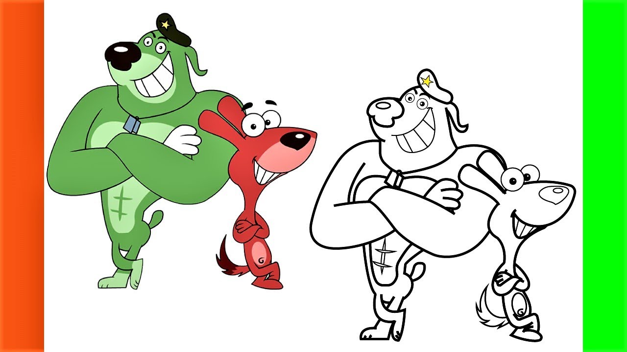 How To Draw Colonel & Doggy | Pakdam Pakdai Drawing Step By Step - YouTube