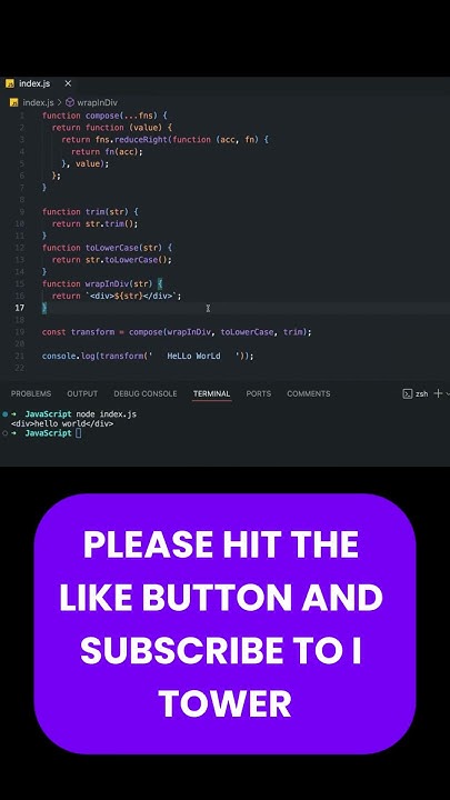 Function Composition JavaScript Part 8 #coding #programming #webdevelopment #education # ...