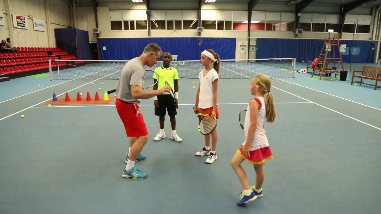 HIGHTOF : Exercice au filet 5-8 ans - YouTube